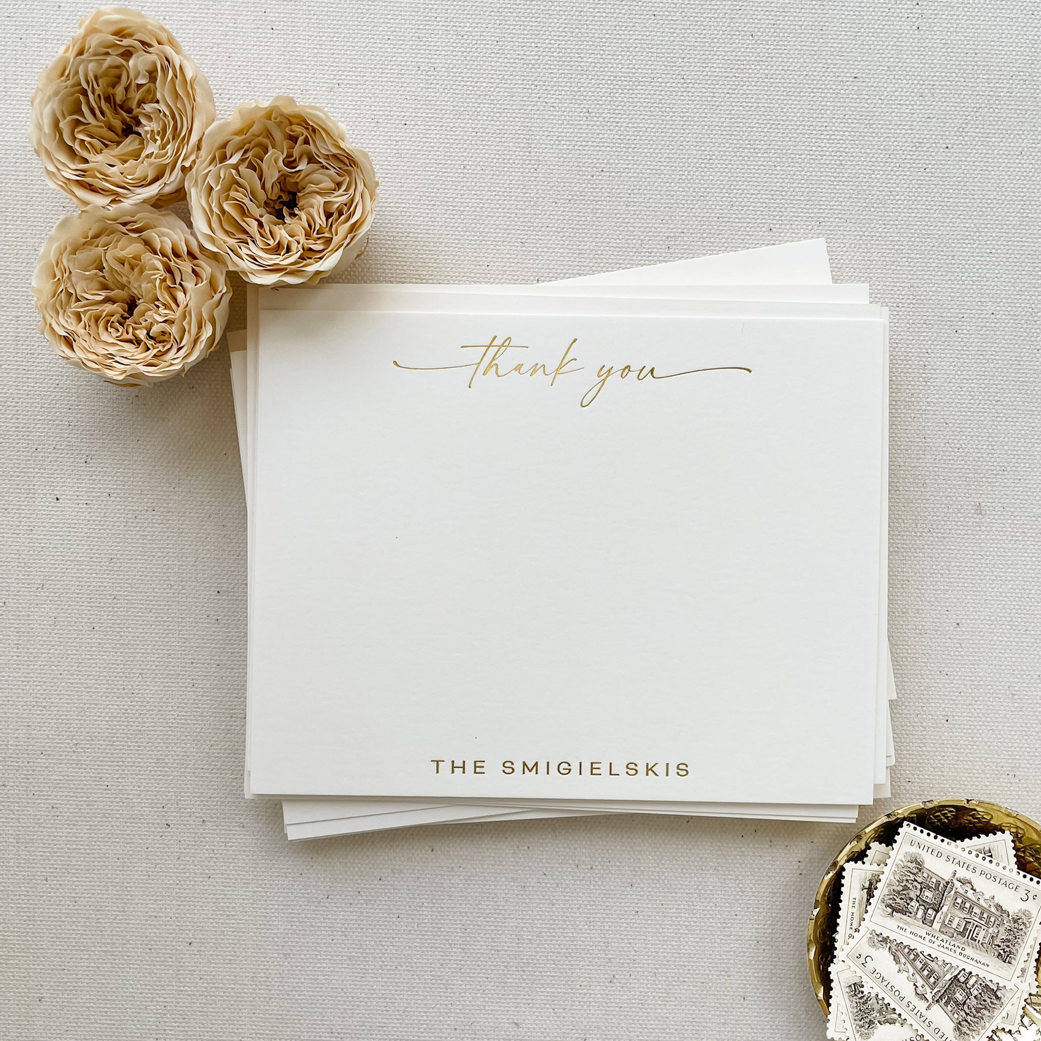 Personalized Thank You Cards – Gilesi Paper Co.